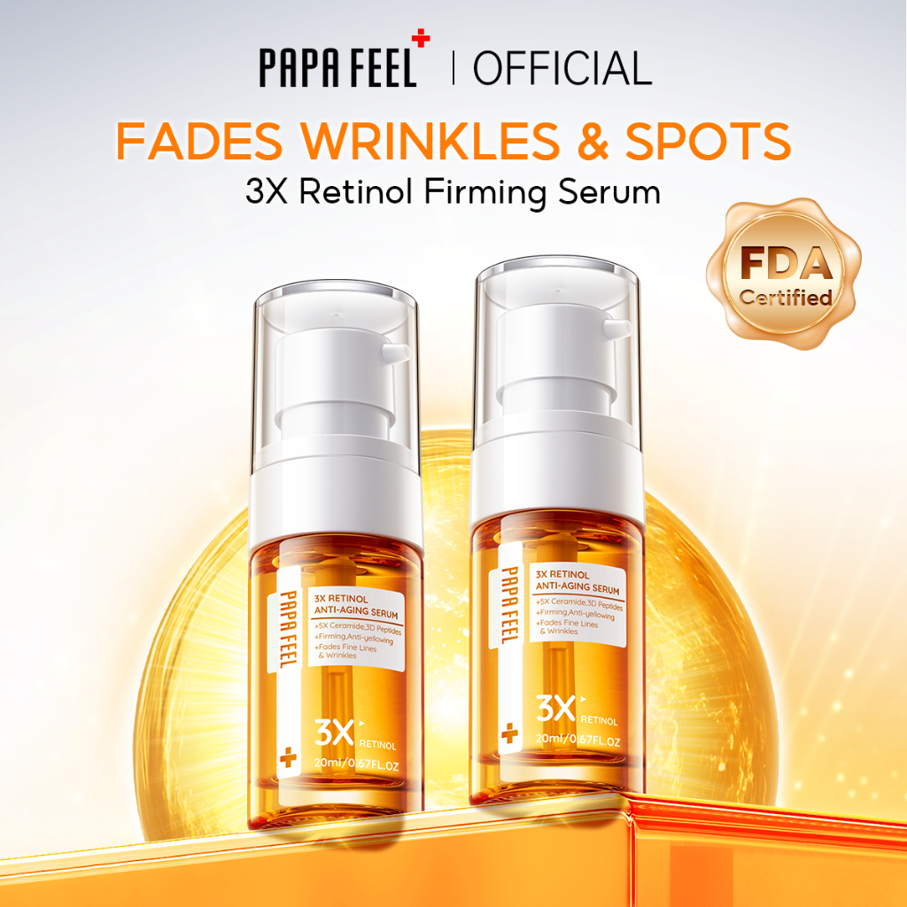 PAPA FEEL【Serum 2PCS】3X Retinol Anti Aging Serum 20ml | Fading Fine ...