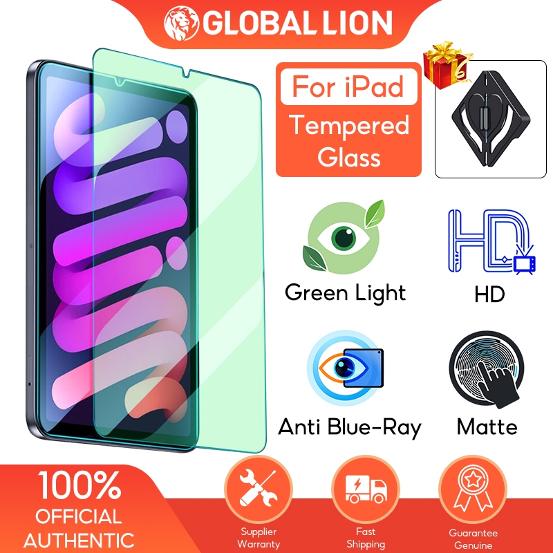 GLOBAL LION Tempered Glass For iPad Air 7 M3 2025 11th A16 Pro 11 13 ...