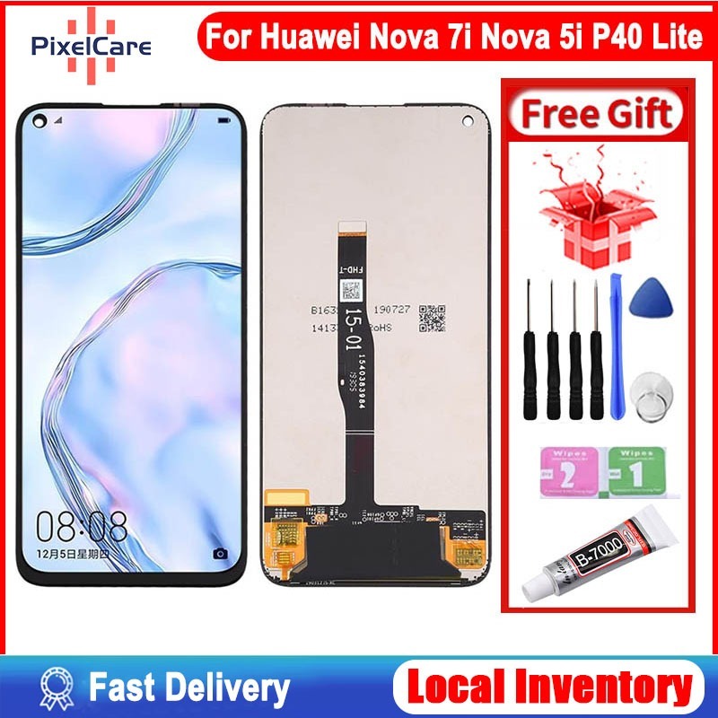Pixelcare LCD With Frame For Huawei Nova 7i /Nova 5i /P40 Lite 4G/Nova 6SE/Nova 8i /Nova 3i/Nova ...