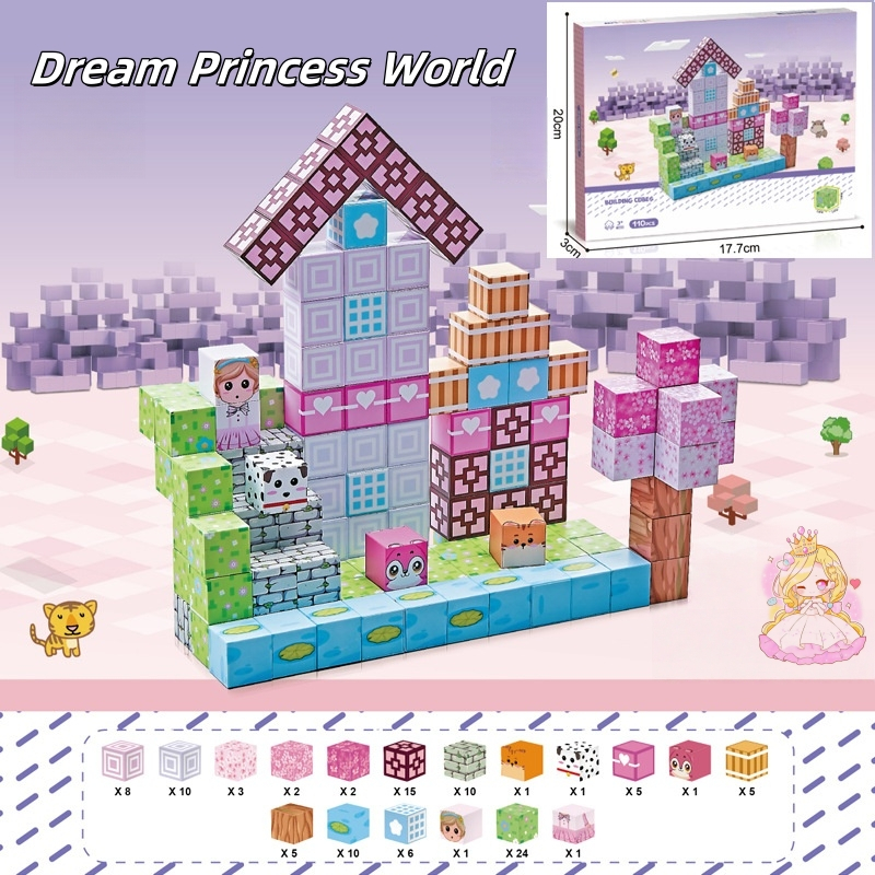 Dreamy Princess Magnetic Building Blocks – Creative Construction ...