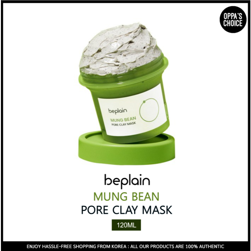 Beplain Mung Bean Enzyme Clay Mask – Deep Pore Cleanse, Tightening ...