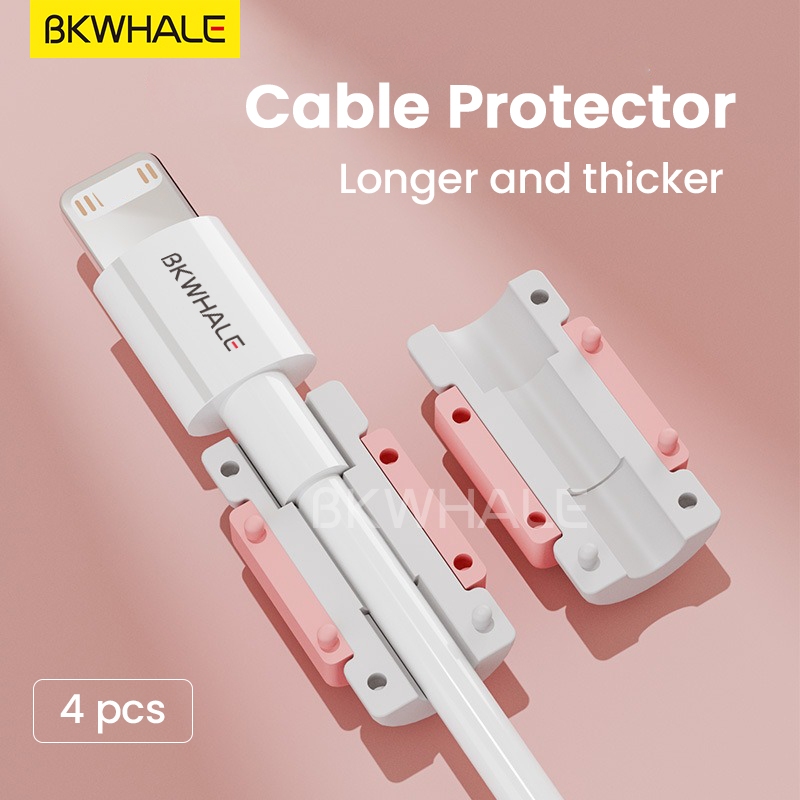 （4pcs）Cable Protector For iPhone / Android Charger Protection Cable USB ...