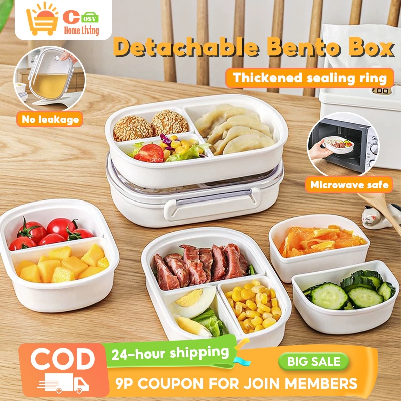 COSY HOMES 950ML Lunch Box Microwave Safe Refrigerator Fruits Keep ...