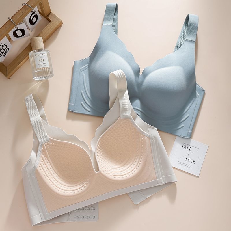 Large Size Fat mm Adjustable Underwear Women's Big Breasts Look Small ...