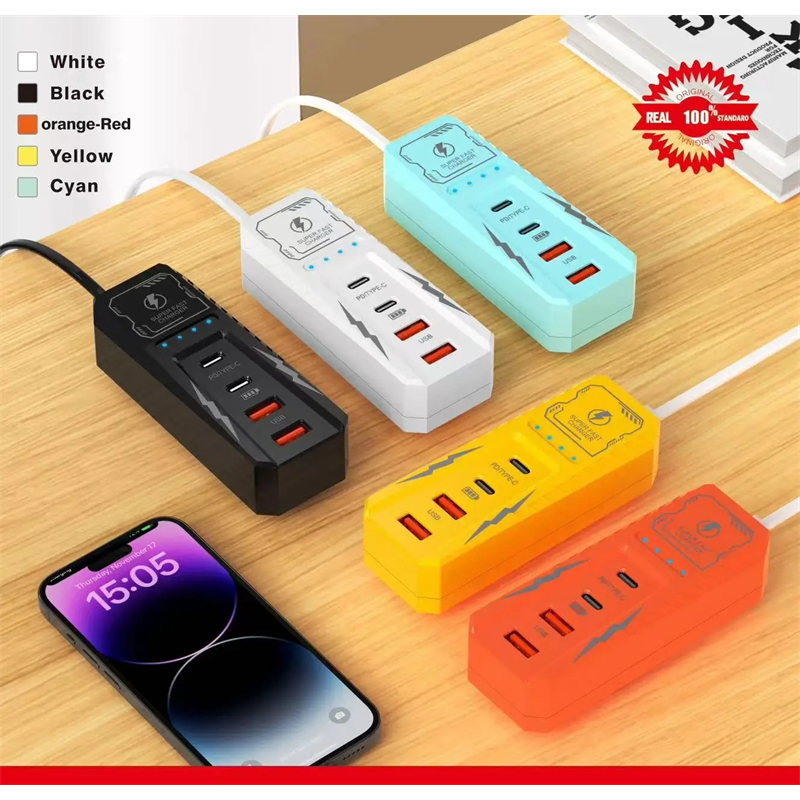 4 Ports USB Charger USB Out PD Type C Quick Charge Wall Chargers USB ...