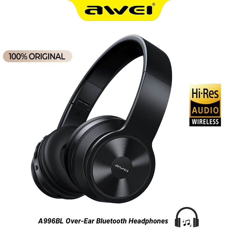 Awei A996BL Bluetooth 5.3 Over-Ear Headphones With Mic Foldable ...