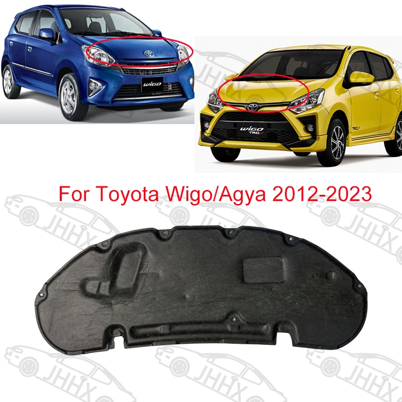 Car hood heat insulation cover for Toyota WIGO AGYA 2012-2023 front ...