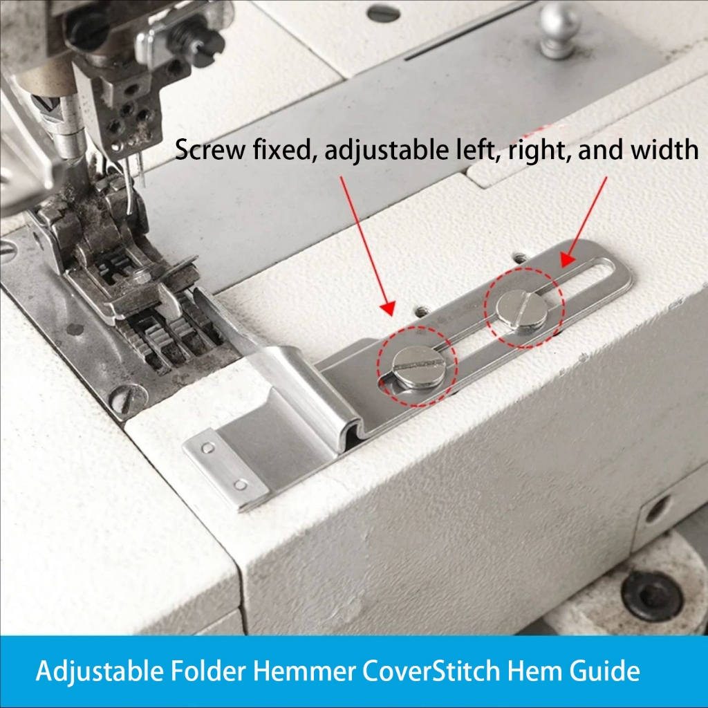 Adjustable Folder Hemmer CoverStitch Hem Guide Cover Hem Guide ...