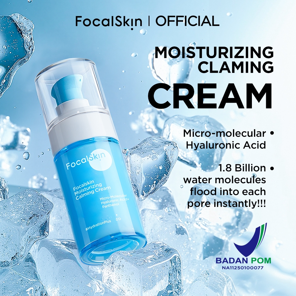 FOCALSKIN Moisturizing Calming Cream 35g Micro-molecular Hyaluronic ...