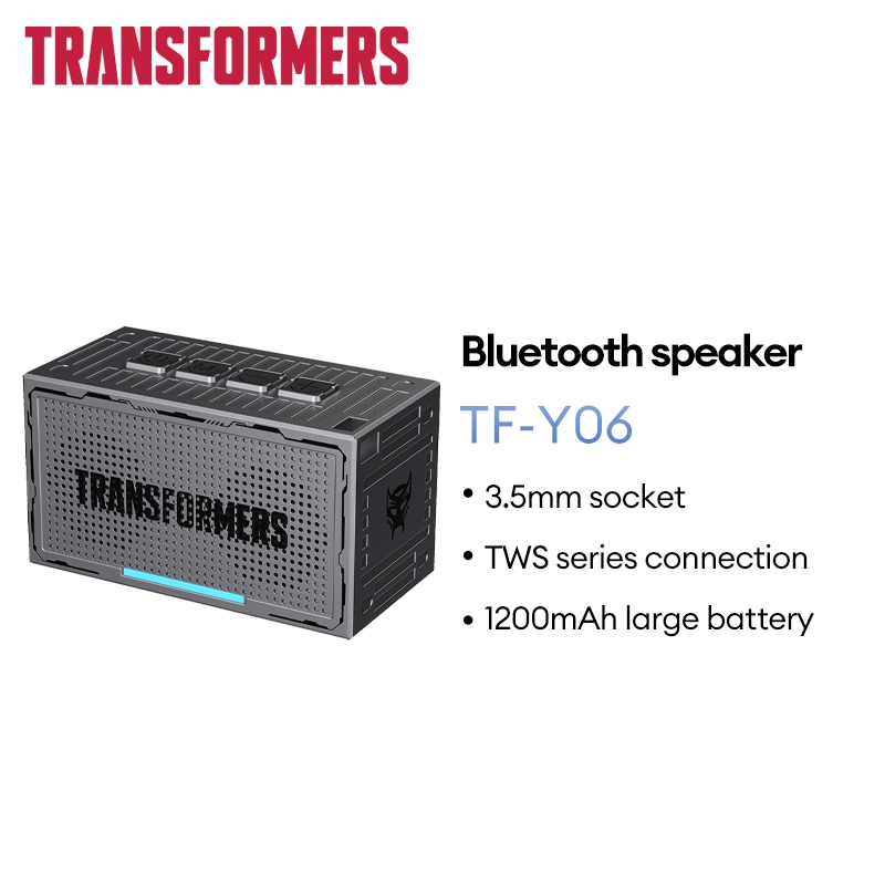 Transformers TF-Y06 Bluetooth Speaker HD Sound Quality Outdoor Portable ...