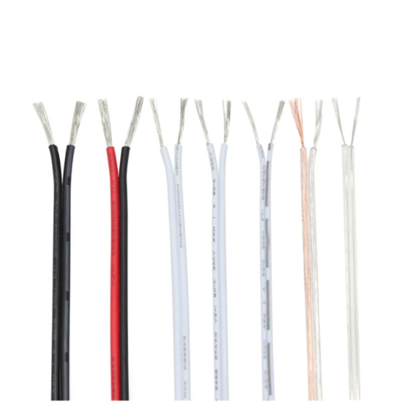 UL2468 2 Pins Insulated PVC Electrical Wire Tinned Copper Extension LED ...