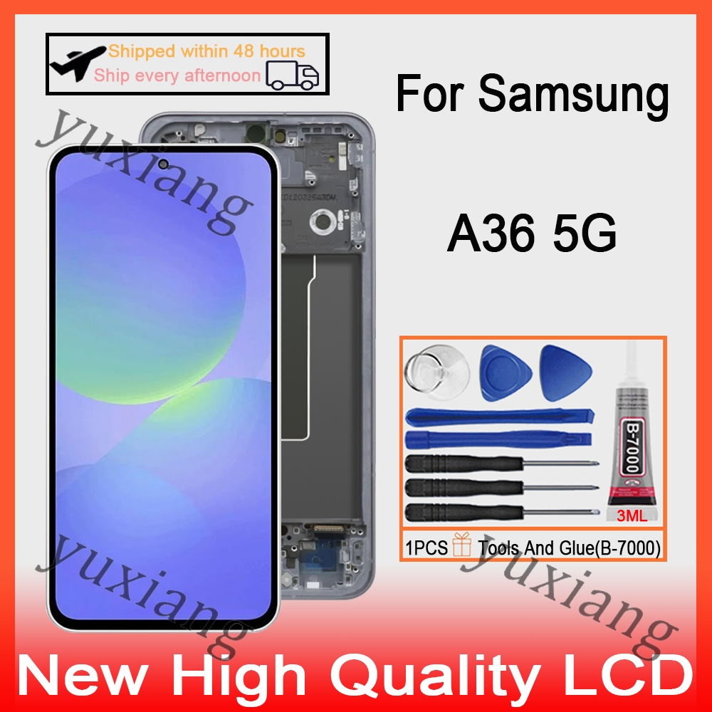 AMOLED OLED For Samsung Galaxy A36 5G LCD Display Touch Screen With ...