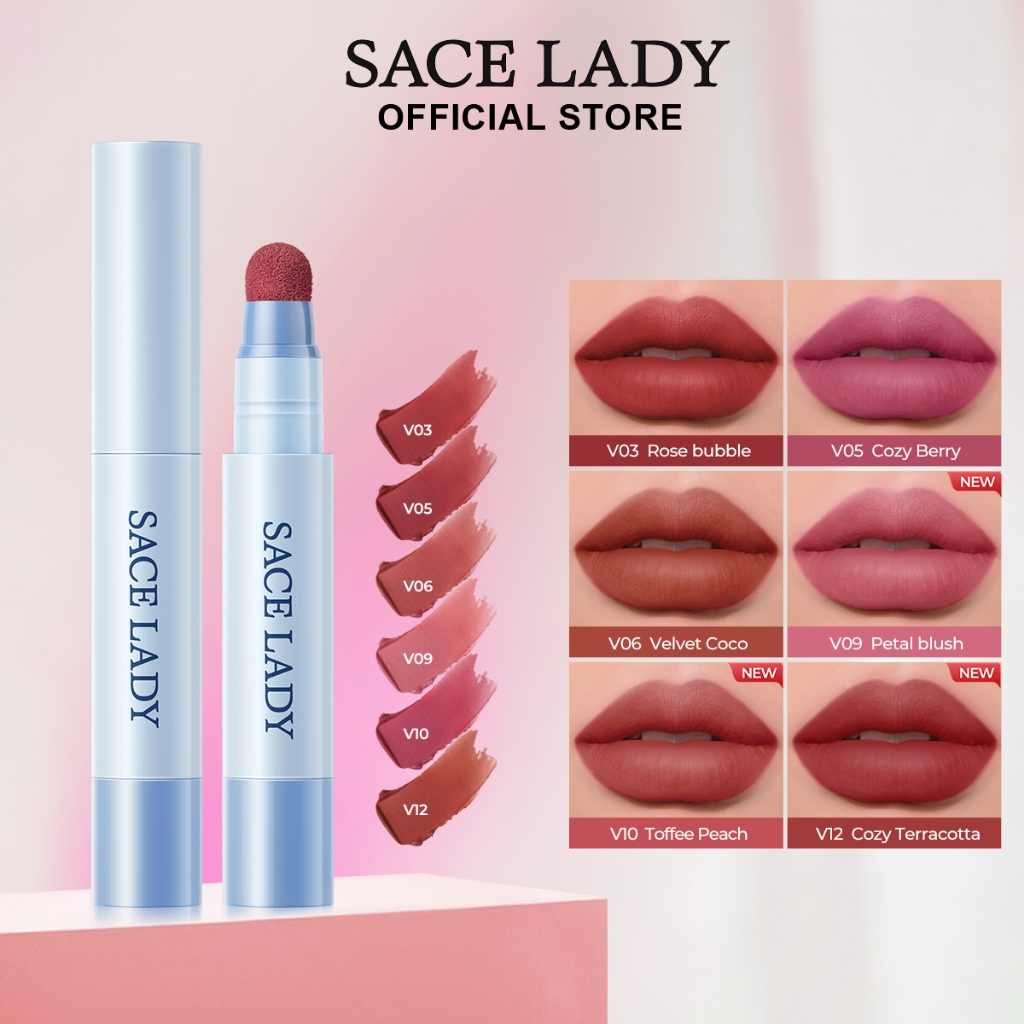 SACE LADY Air Cushion Lipstick Multi-use Cheek Cream Silky Texture ...
