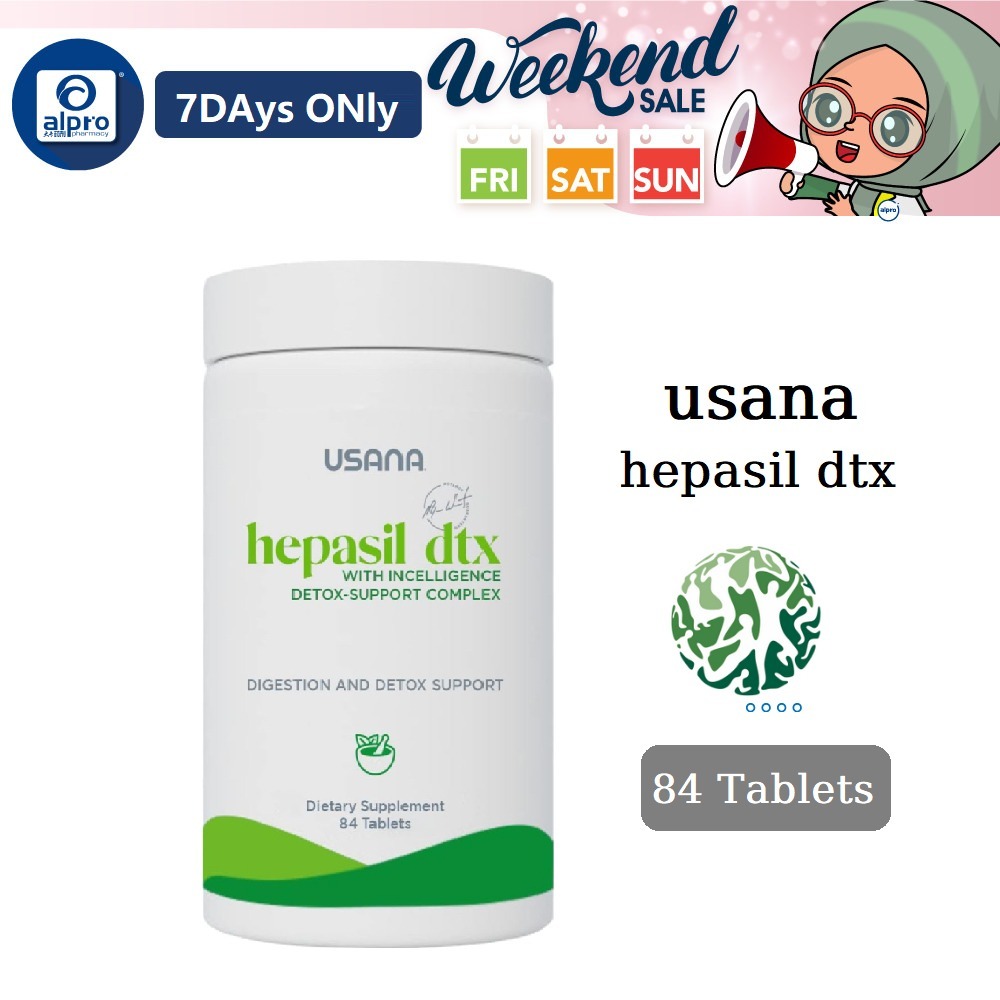 ORIGINAL USANA HEPASIL DTX 肝臟寶 84 TABLETS Ready stock | Shopee Philippines