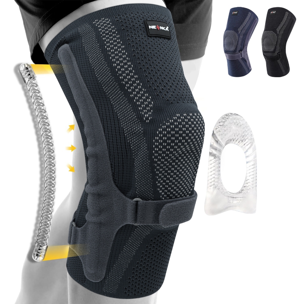 NEENCA Highly Aesthetic Rear Panel AreaKnee Compression Sleeve with ...