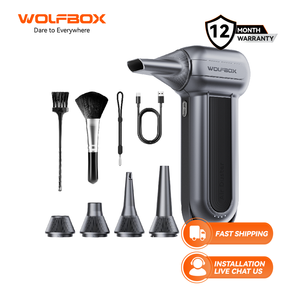 WOLFBOX MF100 Electric Air Duster-150000RPM Super Power Cordless Air ...