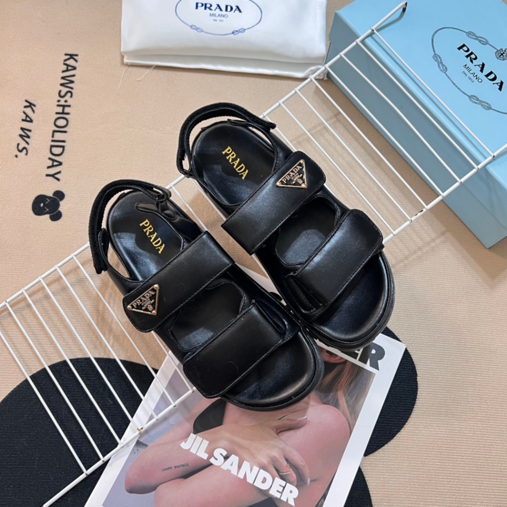 PRAAD. D Spring/Summer New Velcro Sandals Casual Beach Sandals | Shopee ...