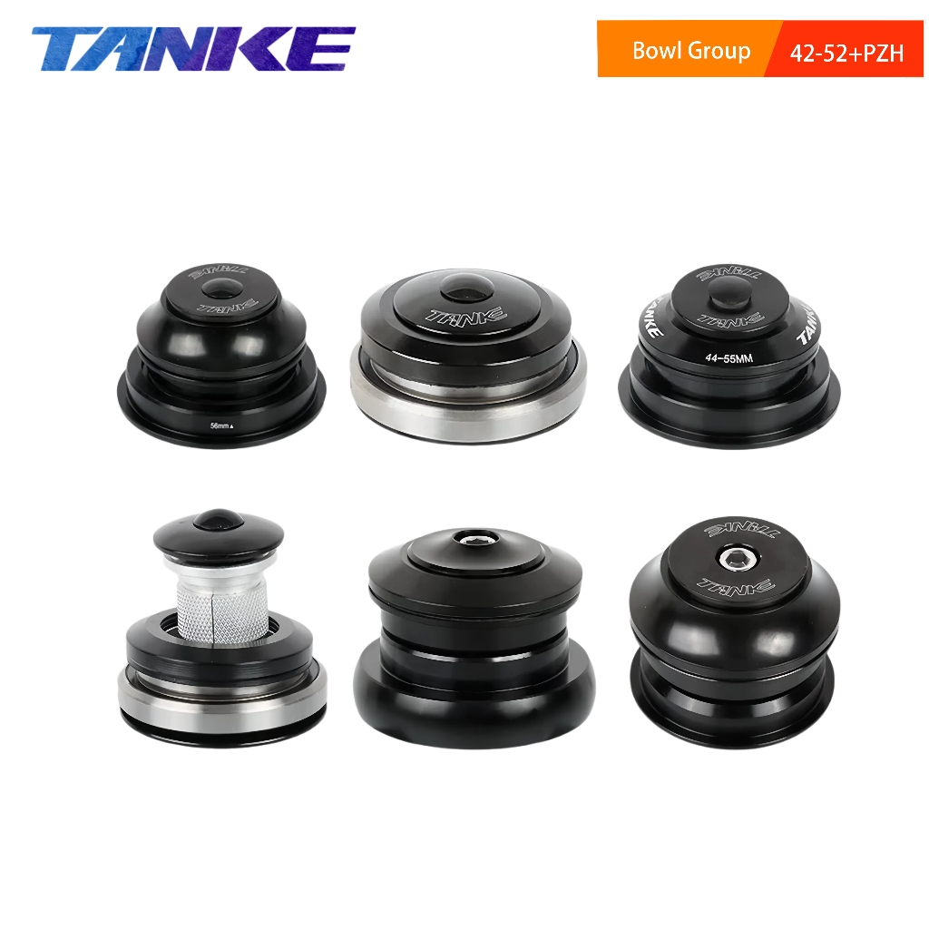 TANKE-MTB Mountain Bike Bowl Group, Aluminum Alloy Headset,Tapered ...