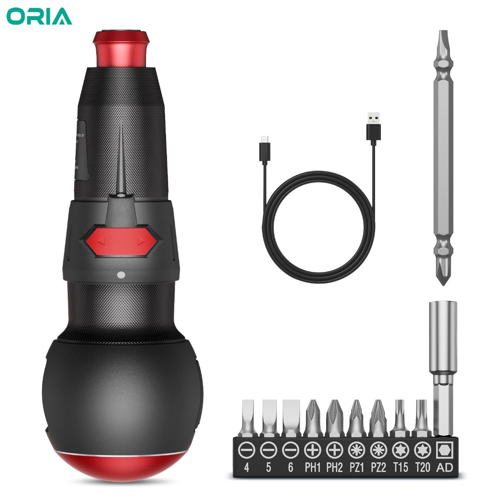 ORIA Electric Cordless Screwdriver Set Small Appliance Repair Tools ...