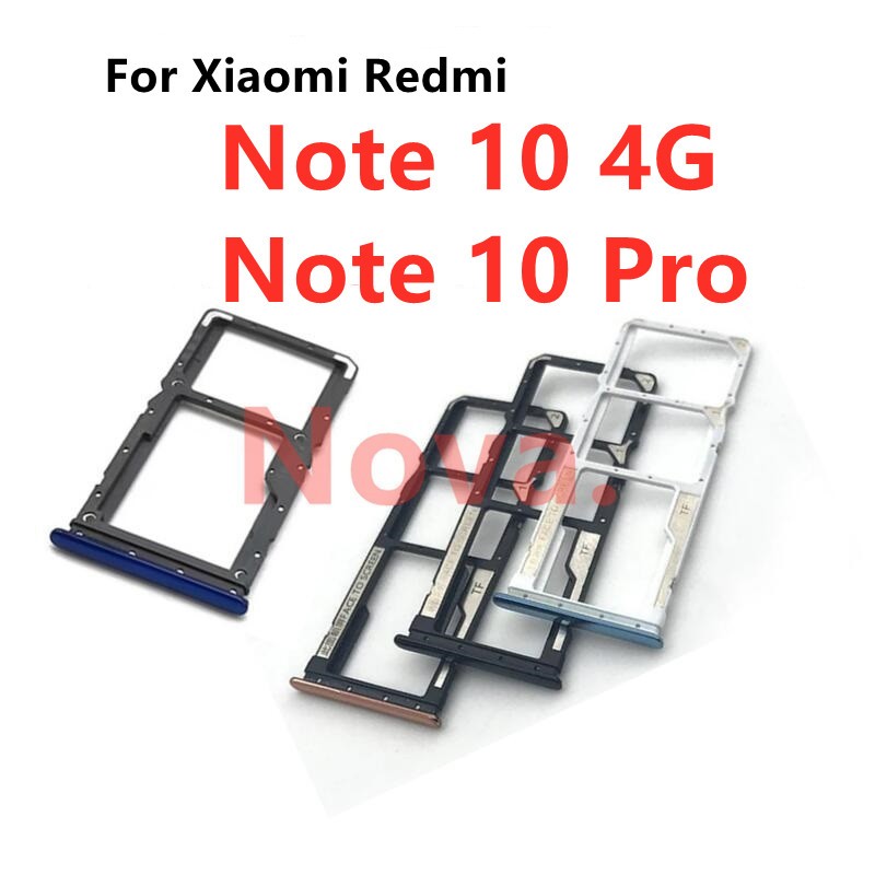 SIM Card Tray for Xiaomi Redmi Note 10 Pro Cellphone Part | Shopee ...