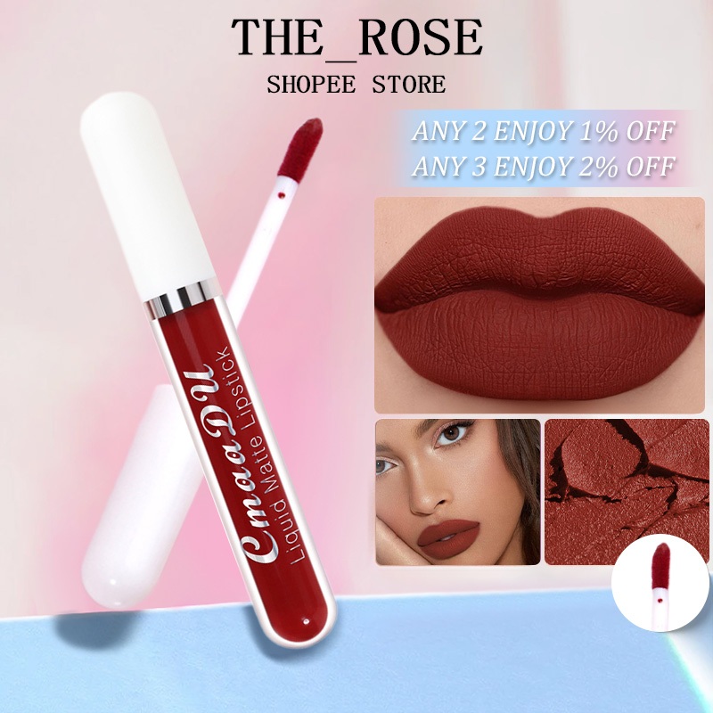 12Colors Ultra Matte Liquid Lipstick Lip Glosses Waterproof Sexy Long ...