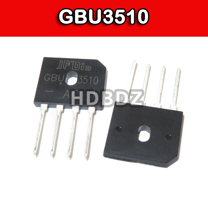 5~10PCS GBU3510 GBU1510 GBU2510 ZIP-4 Flat Bridge Rectifier Bridge IC ...