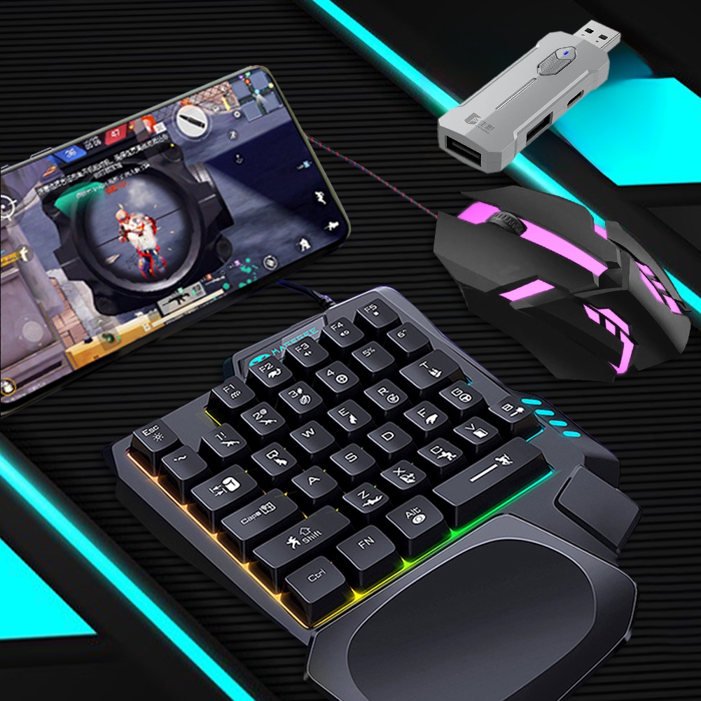 M1 Pro Mobile Controller Gaming Mouse and Keyboard Bluetooth Controller ...