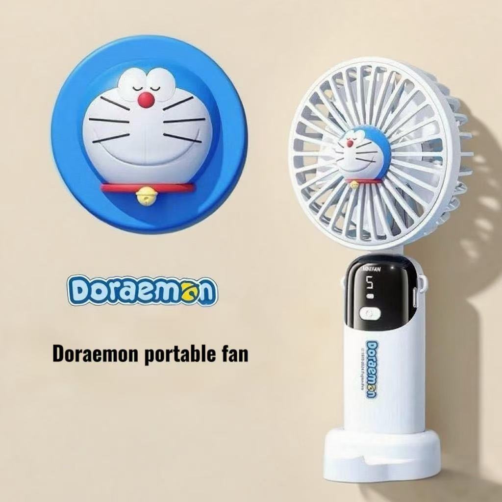 Doraemon mini fan Fan Portable Handheld fan USB rechargeable fan cute ...
