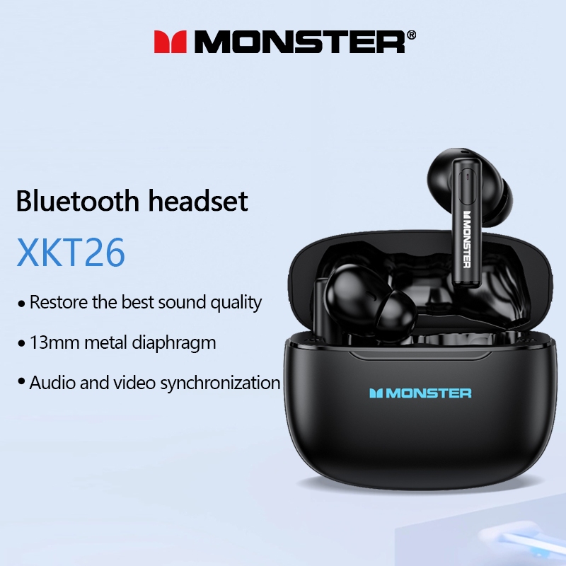 Monster XKT26 Bluetooth Earphone Stereo Sound HD Call Long life ...