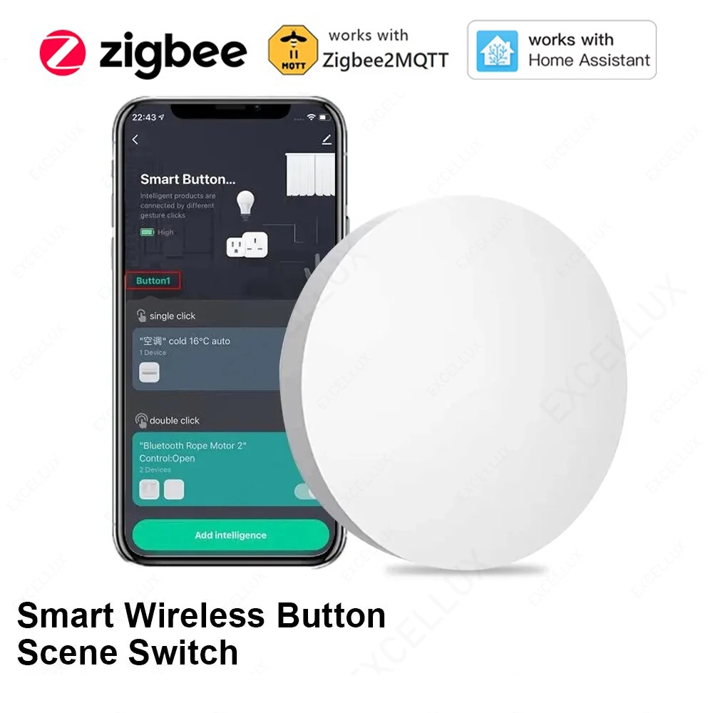 Zigbee Smart Button Scene Switch Multi Scene Intelligent Linkage