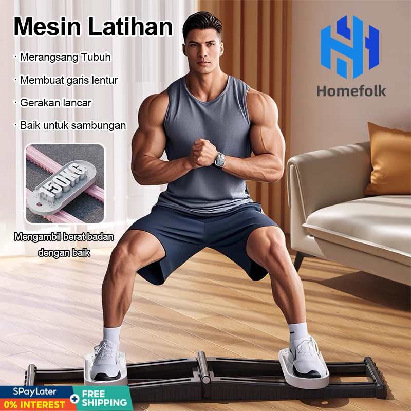 4 in 1 Ski Exercise Machine - Multifunctional Foldable Indoor Pelvic ...