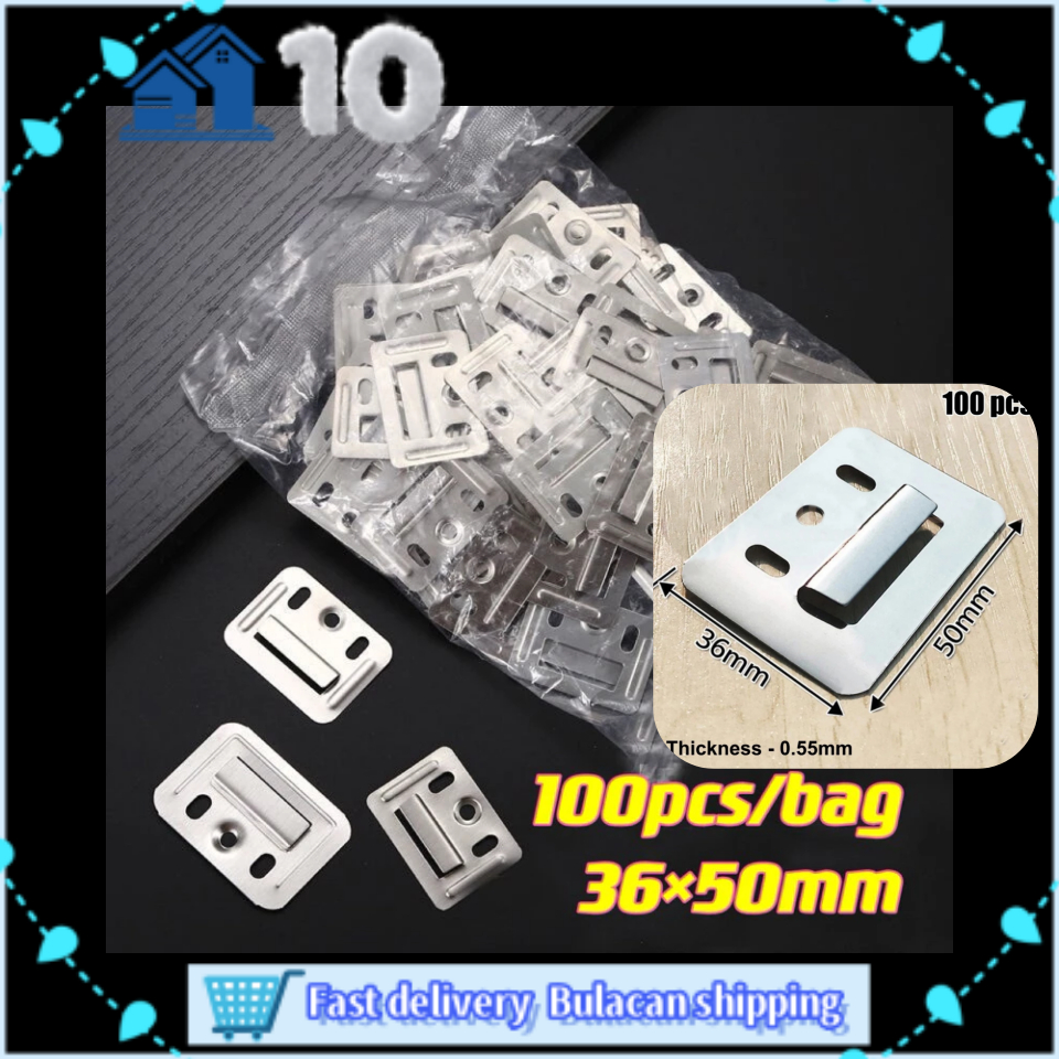 100PCS/200pcs Wall Cladding Clip/Wpc Wall Fluted Panel Clip/fluted ...