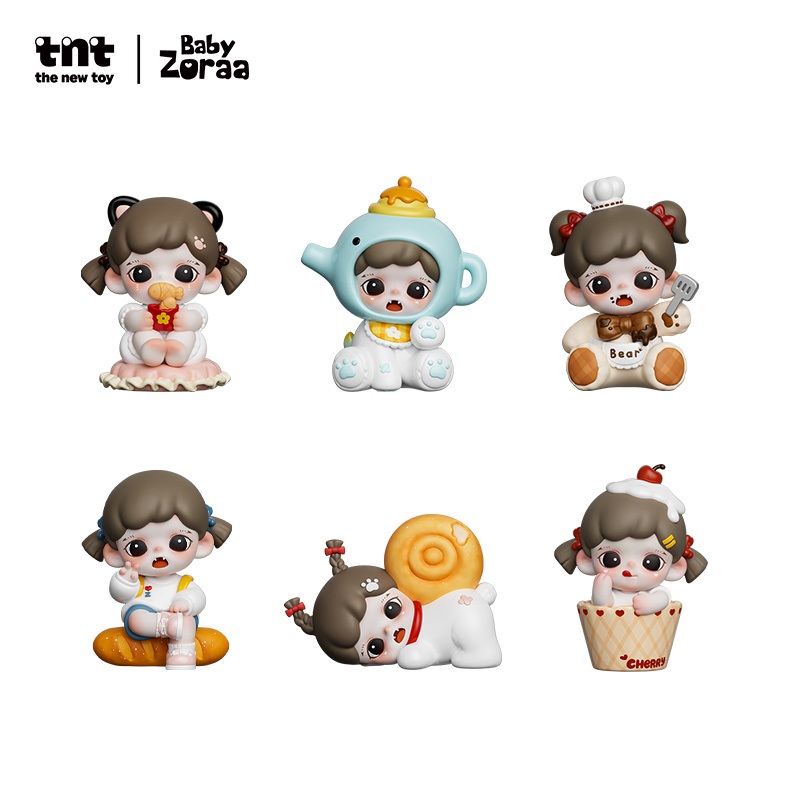 TNTSPACE Baby Zoraa Mini Series Baby Zoraa Bakery Blind Box Figure ...