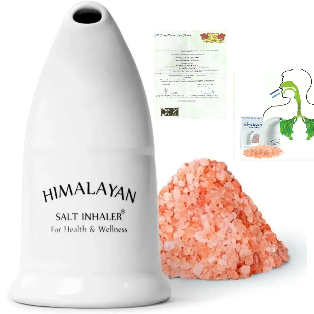 Himalayan Salt Inhaler Ceramic - NOSE Relief | Natural Respiratory ...