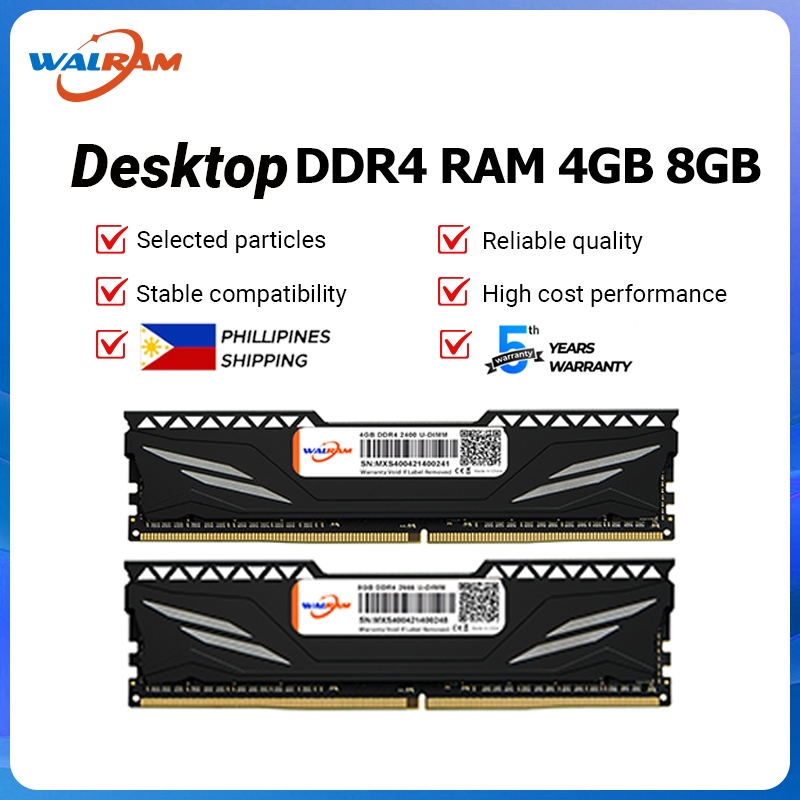 Walram DDR4 RAM Desktop 4GB 8GB 2400Mhz 2600Mhz DIMM Game Memory 288PIN ...