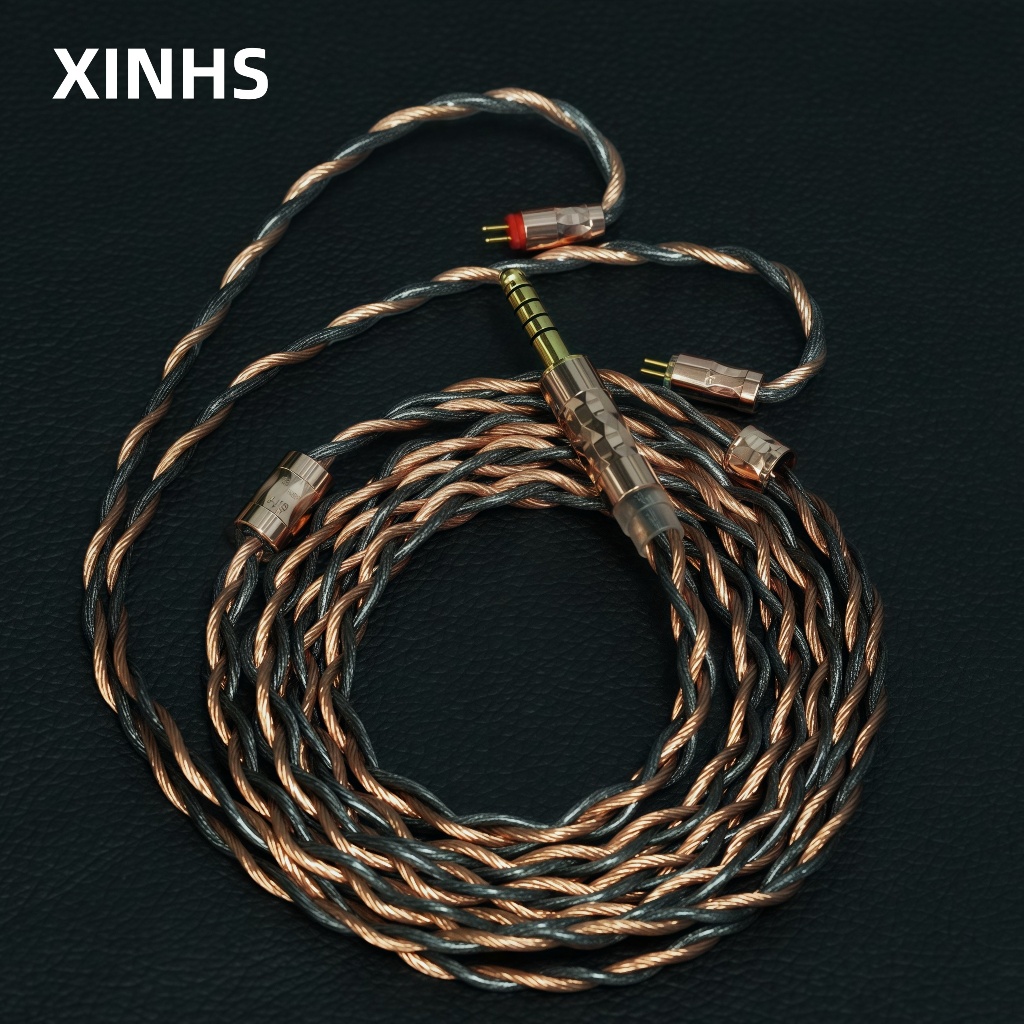 XINHS 4-core 7N single crystal copper silver plated+graphene high ...