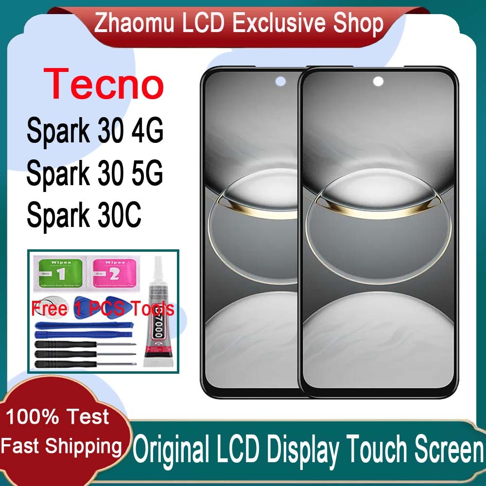 Original Tecno Spark 30 4G 5G Spark 30C LCD Display Touch Screen Replacement | Shopee Philippines