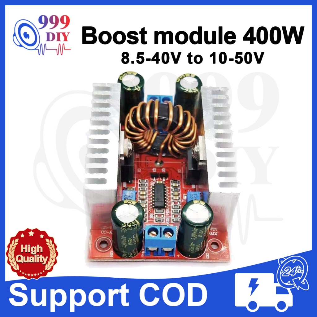 999DIY DC 400W 15A Step-up Boost Converter Constant Current Power ...