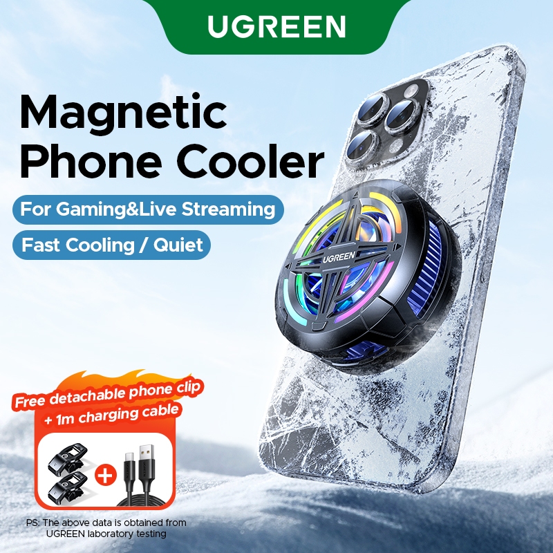 【New】Ugreen Magnetic Phone Cooler for Gaming&Live Streaming, free ...