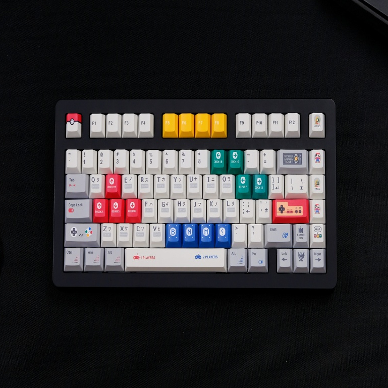 GMK Retro Game Keycaps 151 Keys PBT Material Cherry Profile for CHERRY ...