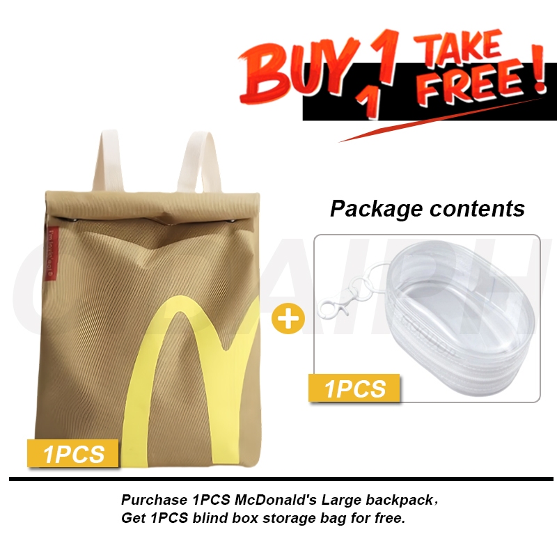 Mcdonald's School Paper Bag New Large Capacity for Class Work and ...