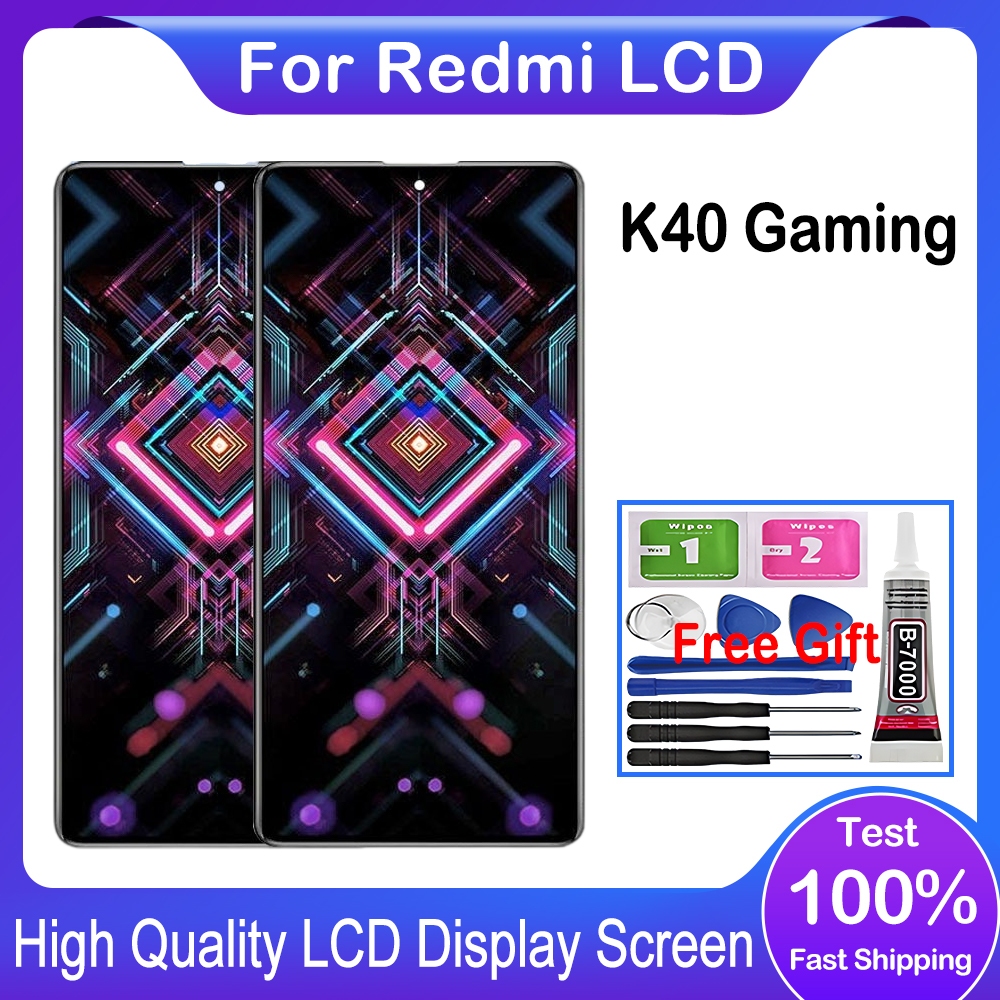 For AMOLED Redmi K40 Gaming LCD Display Touch Screen Replacement ...