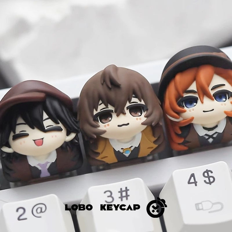 Bungo Stray Dogs Keycaps Dazai Osamu Nakahara Chuuya Edogawa Ranpo ...