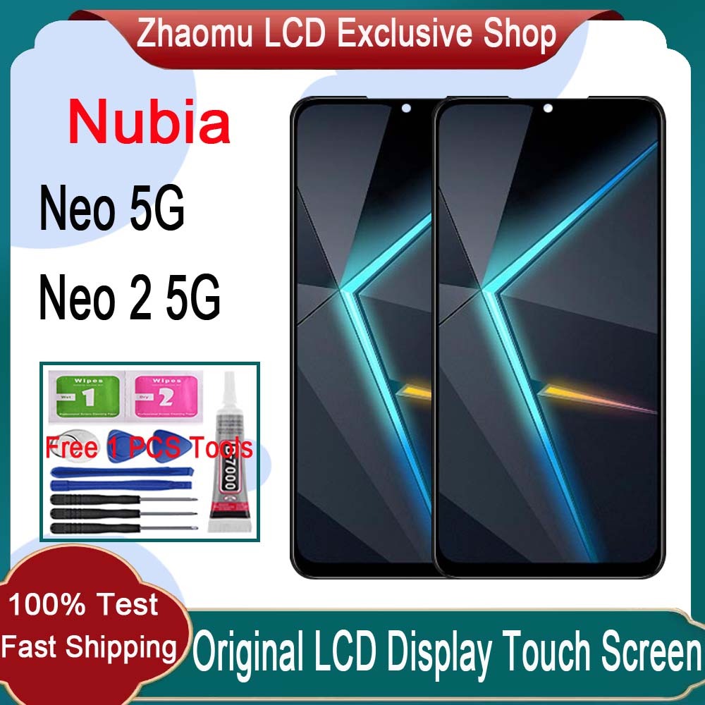 Original Nubia Neo 5G Neo 2 5G LCD Display Touch Screen With Frame ...