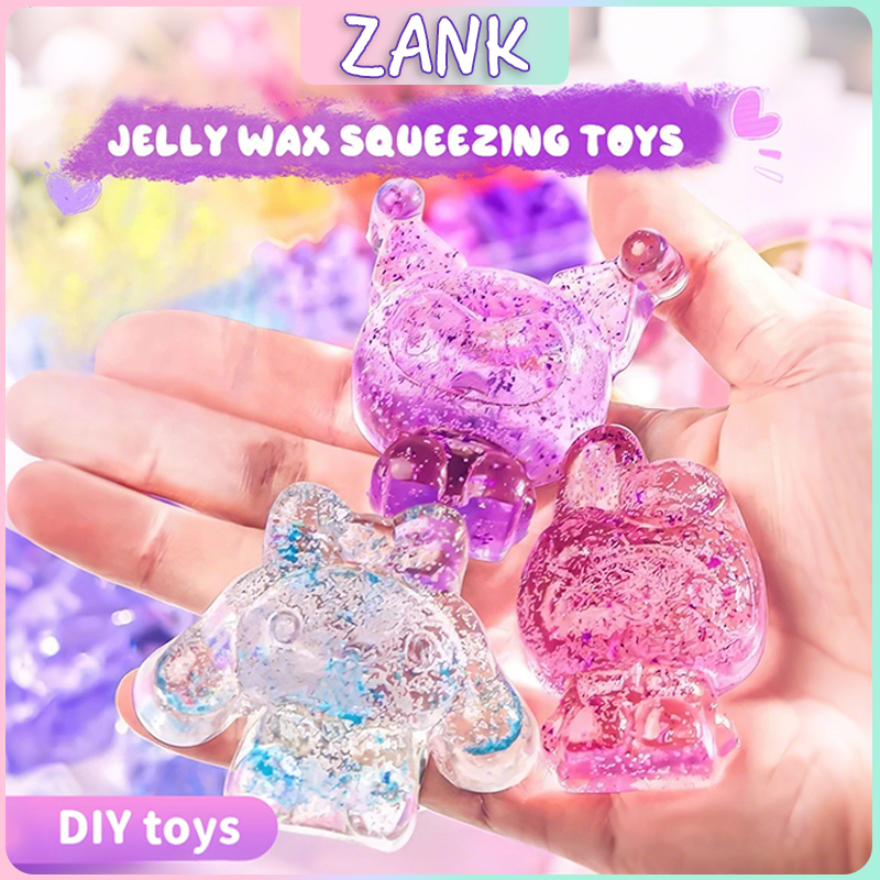 ZANK TOYS DIY Jelly Squishy Wax Toy Set 449Pcs Safe Odorless Creative ...