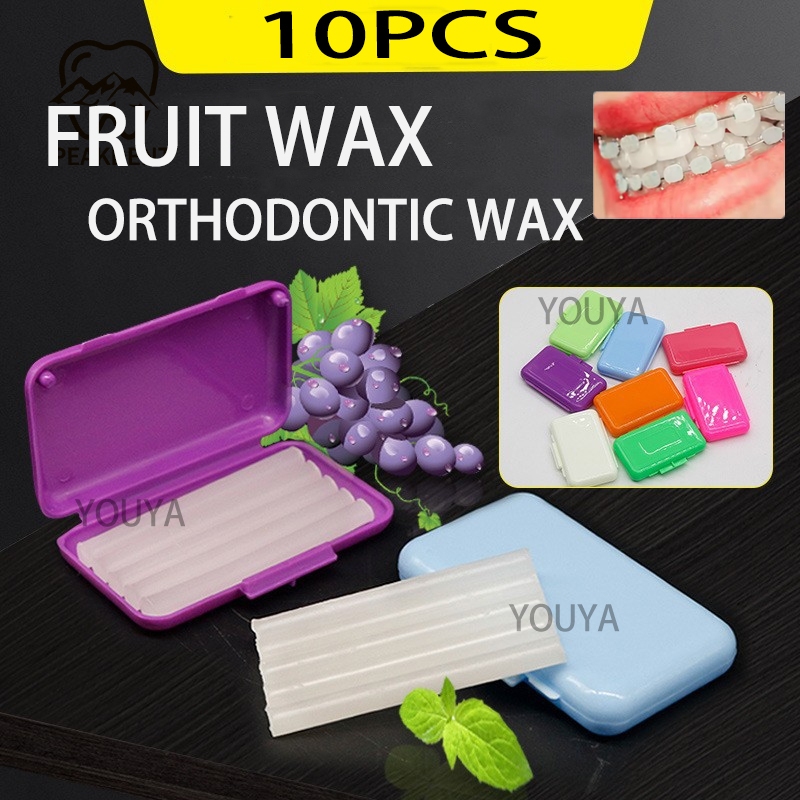 【Local delivery】10pcs random flavor tooth fruit wax protection wax ...