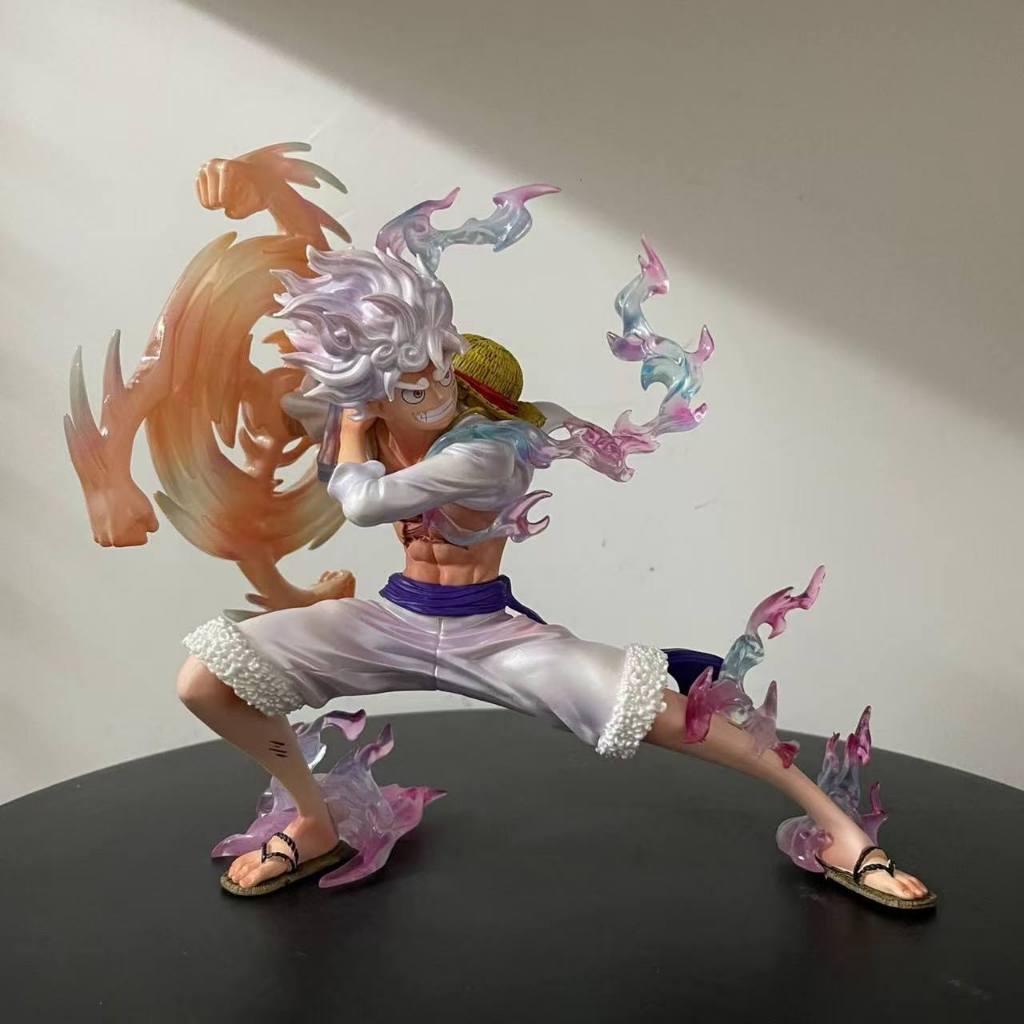 Anime One Piece Monkey D Luffy Figure Nika Luffy Gear 5 Action Figures ...