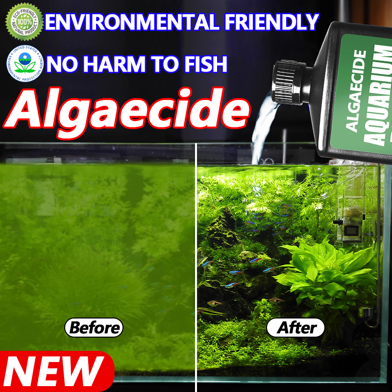Algae Remover For Aquarium 1100ml Non-harm the Fish Water purification ...
