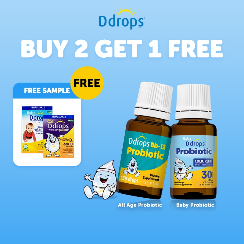 [BUY 2 GET 1 FREE] Ddrops Liquid Probiotics Dietary Supplement | Gut ...