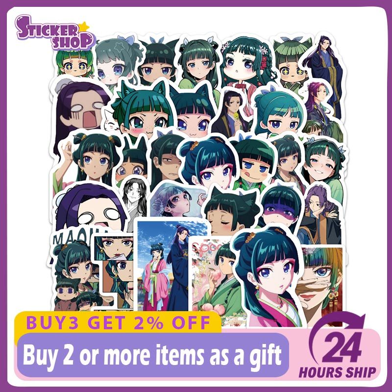 51pcs Maomao Apothecary Diaries Stickers Jinshi Anime Sticker Laptop ...